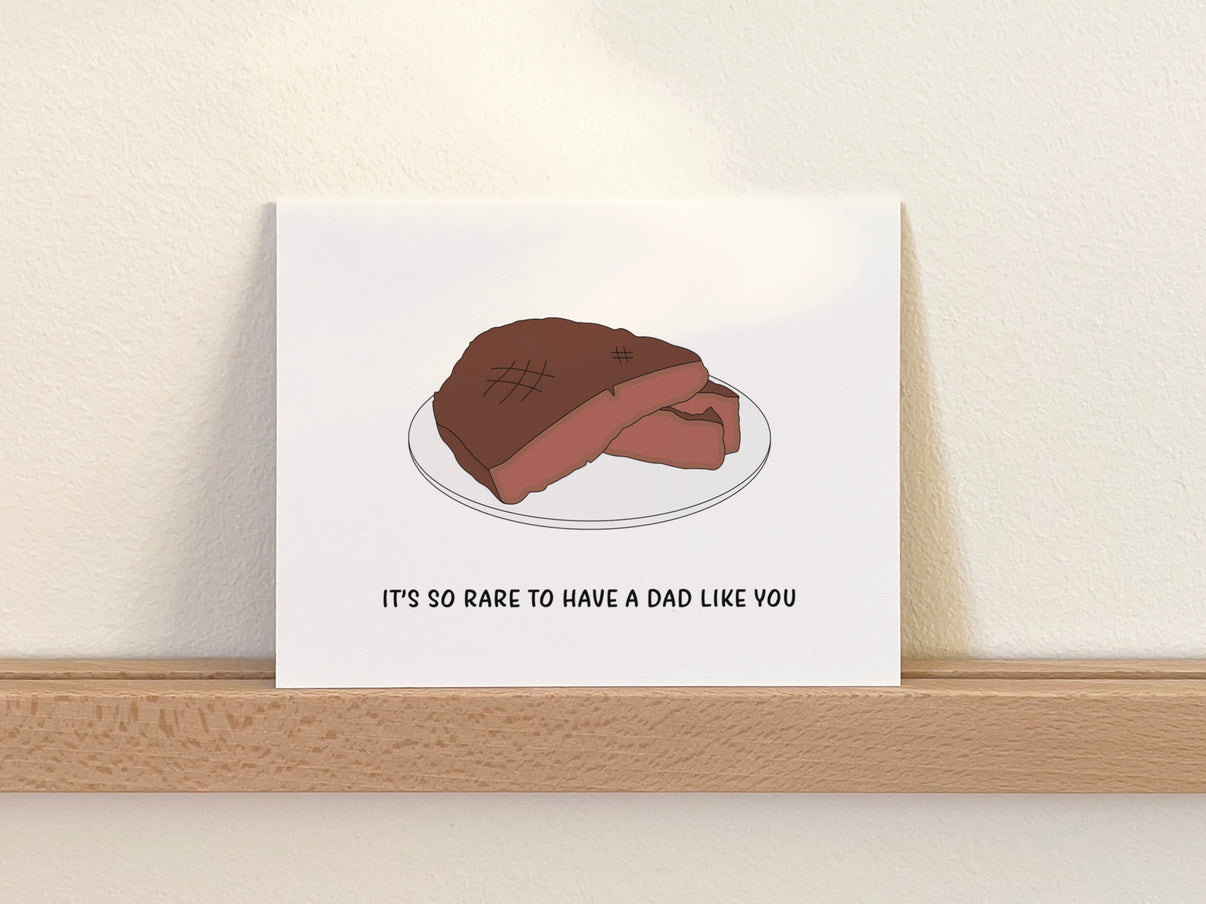 Steak Father's Day Card | Funny Father's Day Cards – Nine Two Design